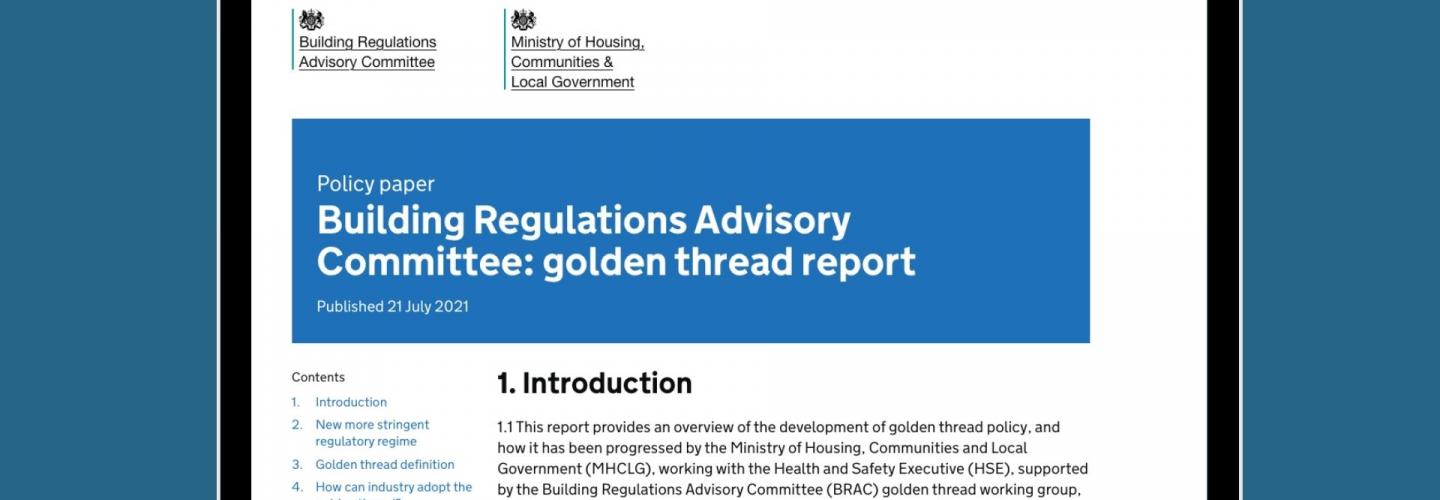 Insights From Golden Thread Report | MyDek
